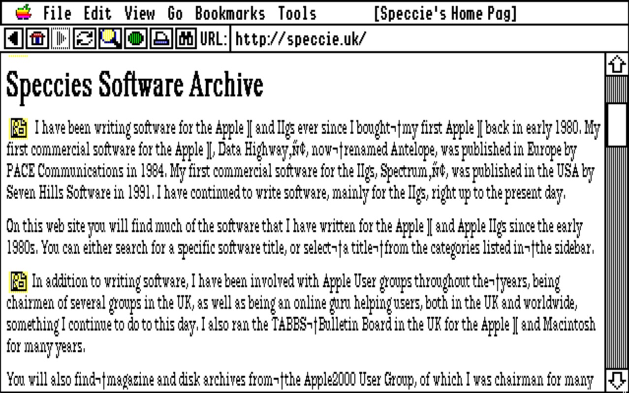 HTML Tool Set – Speccie's Home Pages